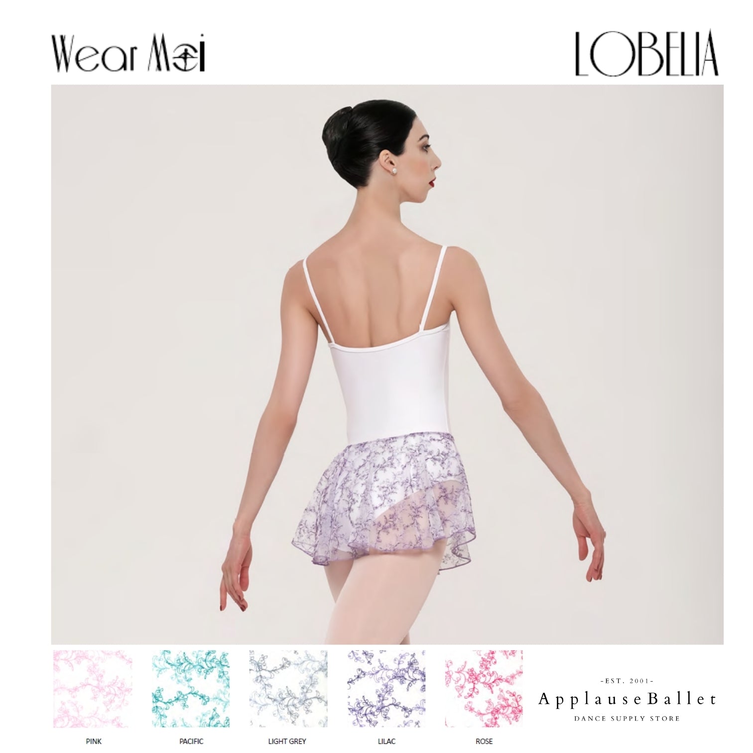 ウェアモア ロベリア スカート 全5色 Wear Moi LOBELIA – 輸入バレエ用品専門店 アプローズバレエ